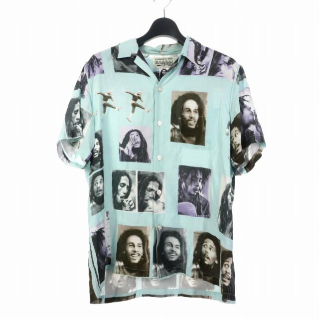 【中古】ワコマリア WACKO MARIA BOB MARLEY  SS HAWAIIAN SHIRT ボブ マーリー ハワイアンシャツ アロハシャツ XL