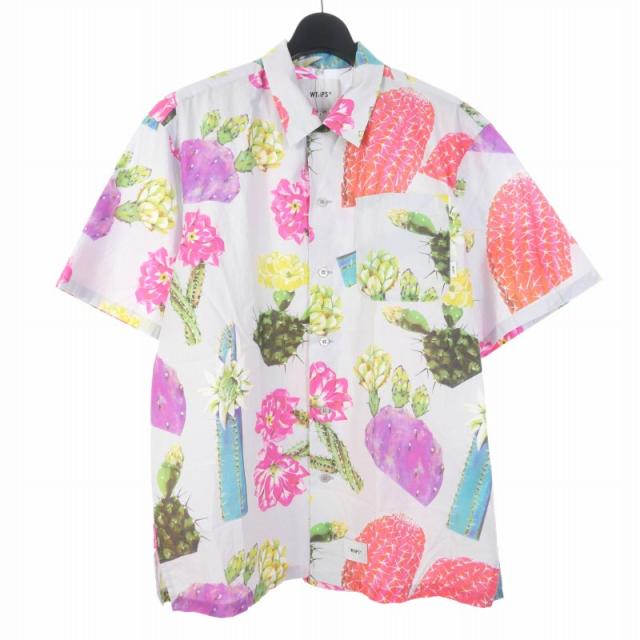 【中古】ダブルタップス WTAPS 24SS ブロードクロスオープンカラーシャツ アロハシャツ X 03 マルチカラー