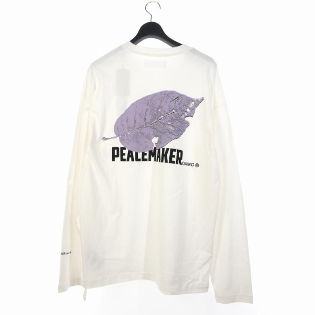 【中古】未使用品 オーエーエムシー ピースメーカー Tシャツ カットソー 長袖 M ホワイト