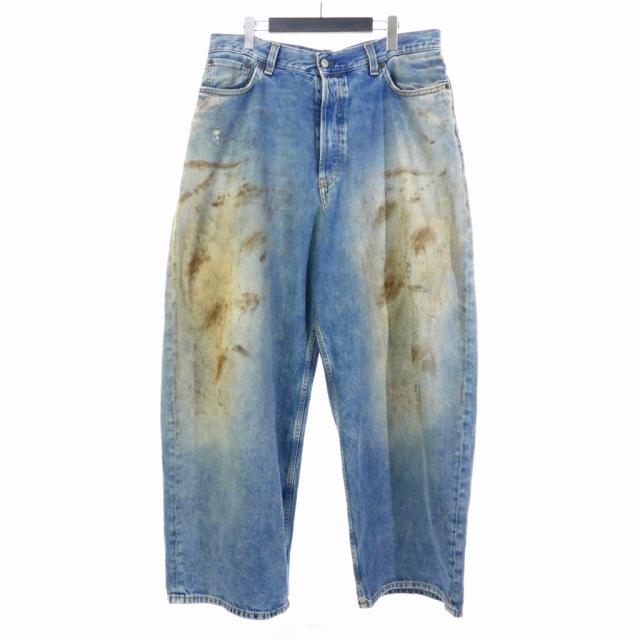 【中古】アクネ ストゥディオズ Acne Studios 2023M Blue Super Baggy Fit Jeans デニム 52 ミッドブルー B00381