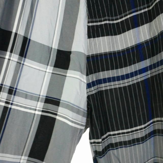 中古】ワイズ Y's RAYON WRINKLED PLAID PANTS レーヨン チェック