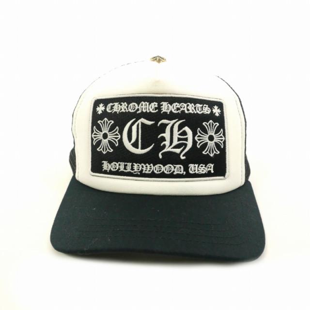 【中古】クロムハーツ CHROME HEARTS トラッカーキャップ CHプラス CHロゴ メッシュキャップ 帽子 ONE SIZE 53-60