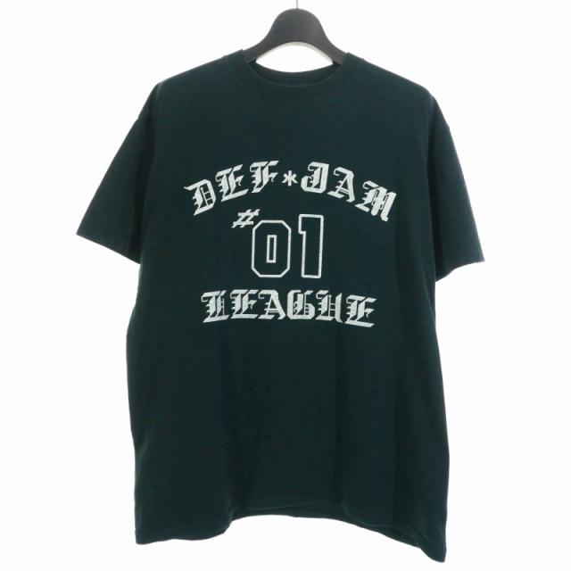 【中古】エレクトリックコテージ ELECTRIC COTTAGE × デフジャム DEF JAM 2002 Tシャツ カットソー 半袖 L ブラック 黒 メンズ