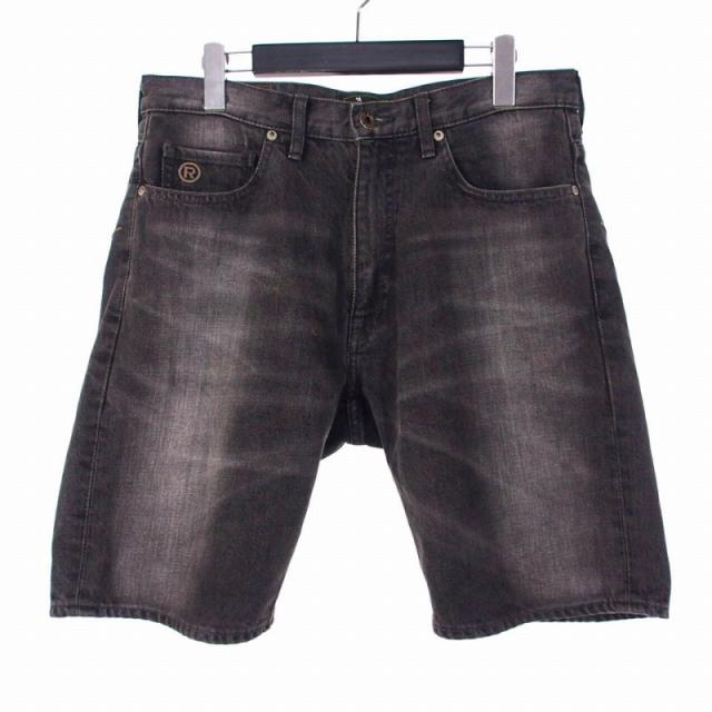 【中古】アベイシングエイプ A BATHING APE sta shorts BAPESTA 刺繍 デニム ハーフパンツ ショートパンツ ショーツ M