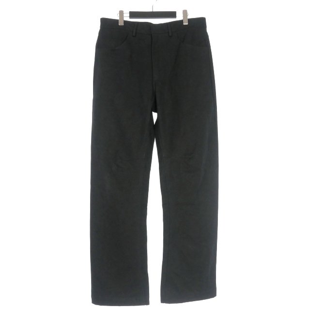 【中古】エンタイアスタジオ entire studio TASK TROUSERS 16.0oz COTTON CANVAS 5ポケット ワークパンツ L ブラック 黒 ES2378 メンズ