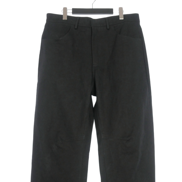 【中古】エンタイアスタジオ entire studio TASK TROUSERS 16.0oz COTTON CANVAS 5ポケット ワークパンツ L ブラック 黒 ES2378 メンズ