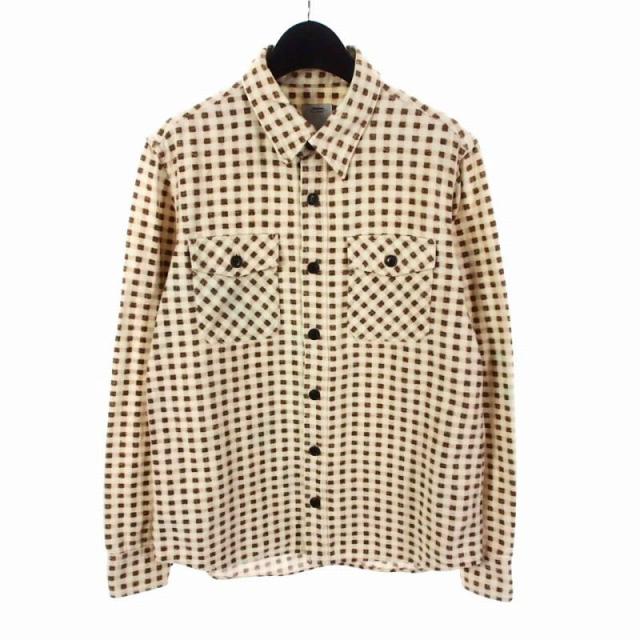 【中古】ビズビム VISVIM BLACK ELK FLANNEL フラネルシャツ チェックシャツ 1 ベージュ 0116205011023 メンズ