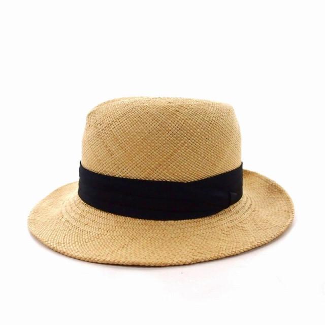 【中古】ネイバーフッド NEIGHBORHOOD ステットソン パナマハット 麦わら帽子 M ベージュ 121CHSSN-HT02 メンズ