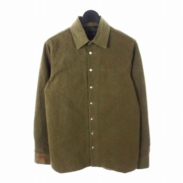 【中古】レイドバック LAID BACK US ARMY TENT SHIRTS テント生地 シャツ ジャケット 上着 2 カーキ メンズ
