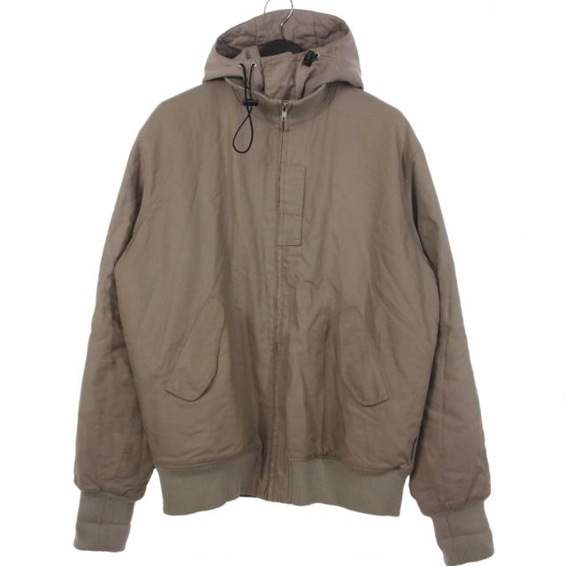 【中古】グッドイナフ GOODENOUGH フード ブルゾン フライトジャケット L グレー メンズ