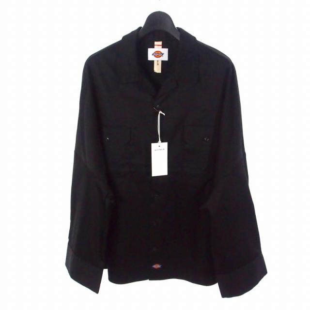 【中古】未使用品 シンヤコズカ × ディキーズ 25AW Giant Work Shirt With Dickies シャツ 長袖 M ブラック 黒