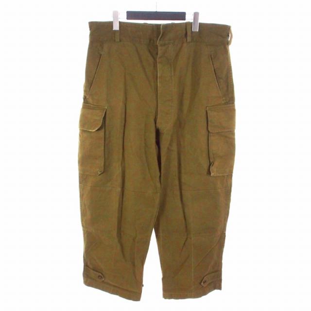 【中古】ヴィンテージ VINTAGE フランス軍 M-47 前期 カーゴパンツ フィールドトラウザーズ ミリタリー 27 オリーブ