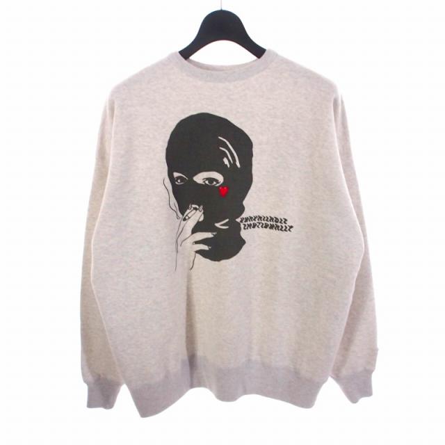 【中古】未使用品 エモーショナリー アンアベイラブル EMOTIONALLY UNAVAILABLE スウェット トレーナー M グレー