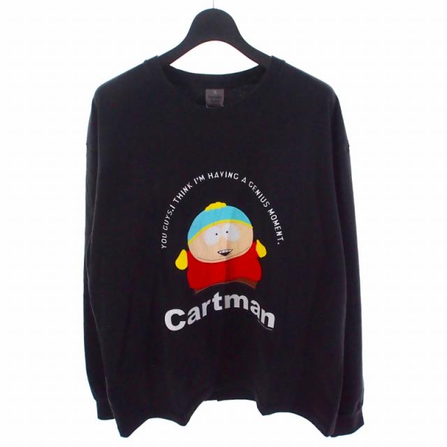 【中古】未使用品 サウスパーク SOUTH PARK CARTMAN LS TEE Tシャツ カットソー 長袖 1 ブラック 黒 メンズ