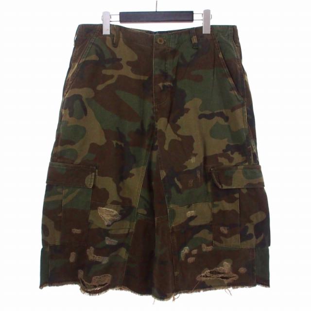 【中古】バスケットケース Basketcase Tracker Camo Shorts ショートパンツ ハーフパンツ 32 マルチカラー メンズ