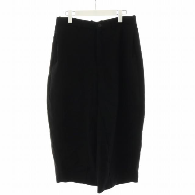 【中古】カナタ Ka na ta パンツ ジッパーフライ ウール 2 M 黒 ブラック /AN17 メンズ