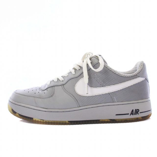 【中古】ナイキ NIKE AIR FORCE 1 LOW PREMIUM FUTURA エアフォース1 フューチェラ スニーカー US12 30cm 318775-003