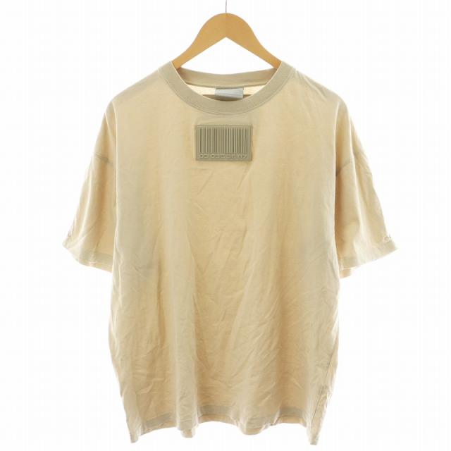 【中古】ヴェトモン VETEMENT VTMNTS Tシャツ カットソー 半袖 バーコード XL ベージュ VL16TR120G /AN36