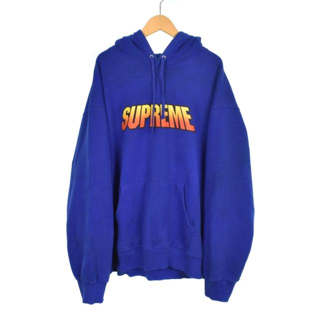 【中古】シュプリーム SUPREME 24SS Gradient Hooded Sweatshirt パーカー フーディー L 青 ブルー メンズ