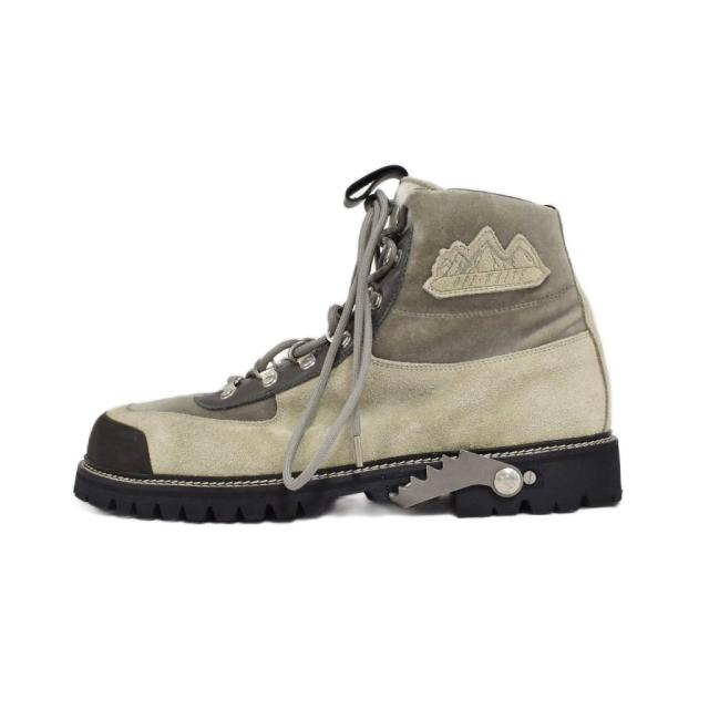【中古】オフホワイト OFF WHITE トレッキングブーツ ハイキングブーツ 44 グレー ☆AA★ メンズ