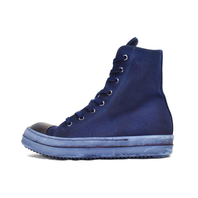 【中古】ダークシャドウ DRKSHDW Cotton Denim High コットン デニム ハイカット スニーカー キャンバス 41 DU01C6800