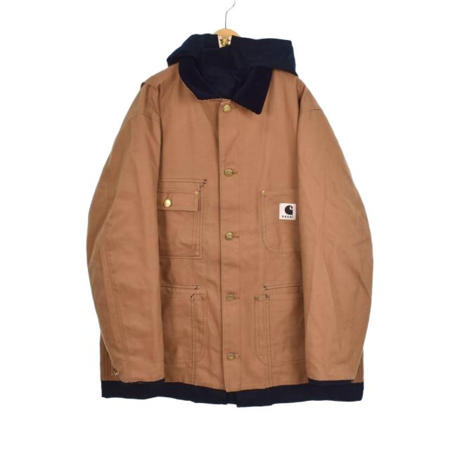 【中古】sacai Carhartt WIP 24SS Reversible Coat リバーシブル ダックコート カバーオール 3 ベージュ 24-03390M