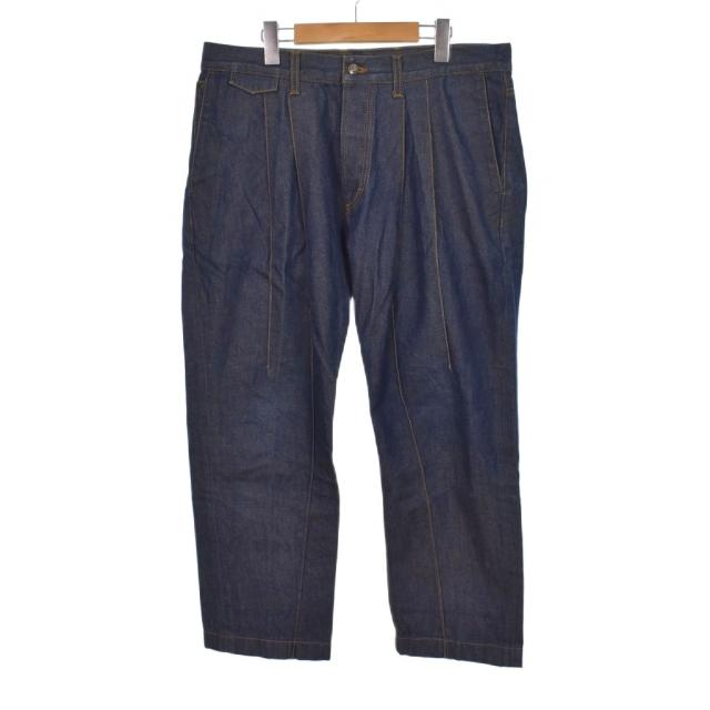 【中古】クリスヴァンアッシュ KRIS VAN ASSCHE リー LEE ツータックデニムパンツ ジーンズ 50 インディゴ メンズ
