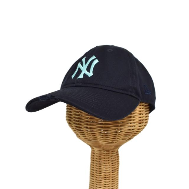 【中古】ニューエラ NEW ERA THE STAND 9TWENTY キャップ 帽子 M/L 紺 ネイビー メンズ