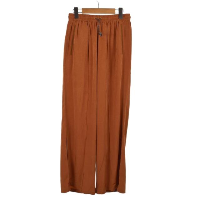 【中古】トーガ TOGA 20SS Satin Easy Pants 44 オレンジ TV01-FF312 メンズ