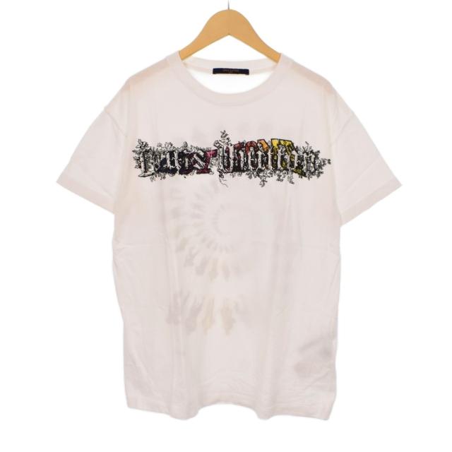 【中古】ルイヴィトン LOUIS VUITTON 19SS オズの魔法使い Tシャツ 半袖 プリント XS 白 ホワイト RM191 LVO HGY93W