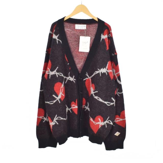 【中古】コンダクター el conductorH 21AW MOHAIR KNIT CARDIGAN モヘヤ ニット カーディガン 2 黒 ブラック PD21AN01