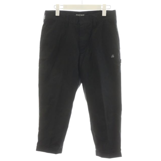 【中古】ゴッド セレクション トリプルエックス GOD SELECTION XXX パンツ ジッパーフライ ロゴ 刺繍 S 黒