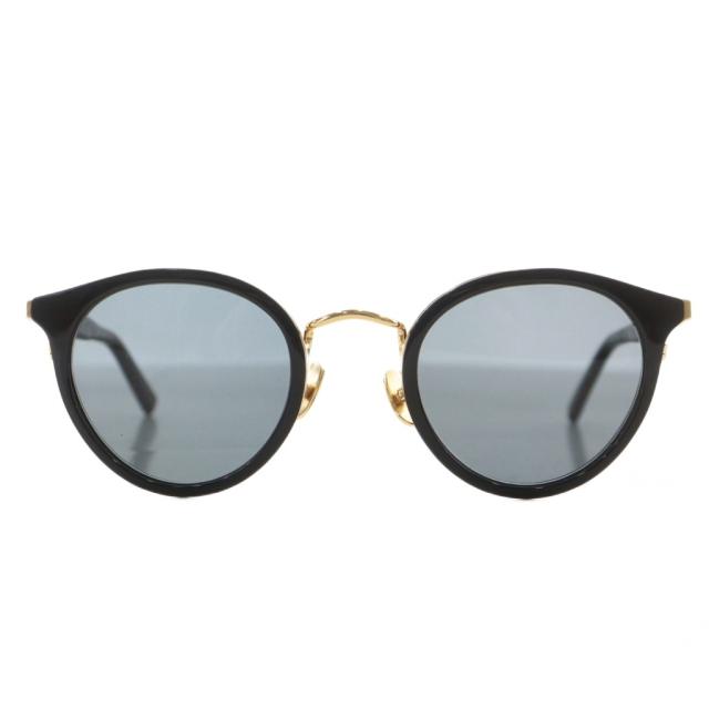 【中古】REICH01 エーディーエスアール ADSR サングラス ラウンド フラットレンズ コンビネーション 黒