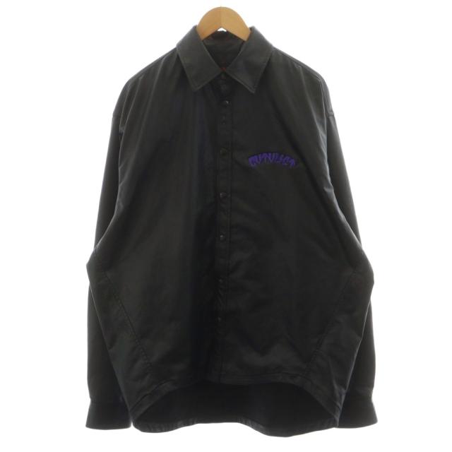 【中古】カタリスト CVTVLIST Kiliting Coach Jacket コーチジャケット ロゴ 刺繍 2 黒 ブラック 2201110201