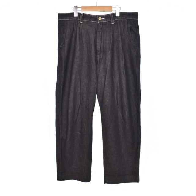 【中古】リーバイスプレミアム Levis PReMIUM BLACK DENIM SLACKS デニムパンツ ジーンズ W34 L30 黒 PC9-005YV-0000