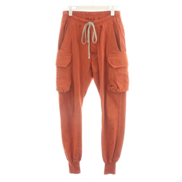 【中古】ダークシャドウ DRKSHDW MASTODON CUT PANTS カーゴパンツ ジョガーパンツ XS オレンジ