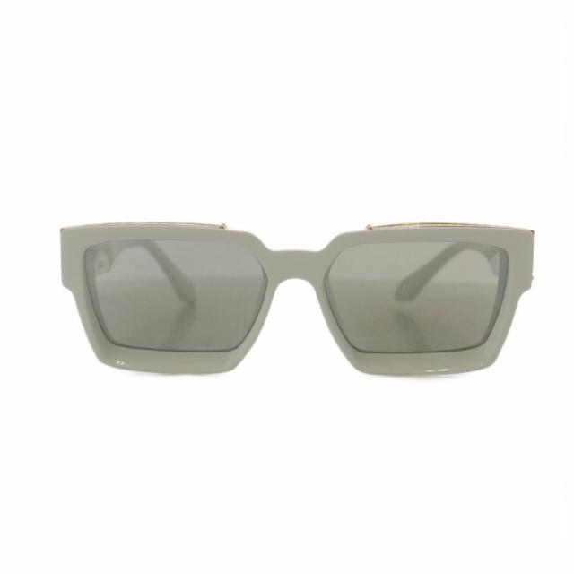 【中古】ルイヴィトン LOUIS VUITTON 1.1 ミリオネア LVロゴ ミラー サングラス 58□17 145 白 ホワイト Z1166E
