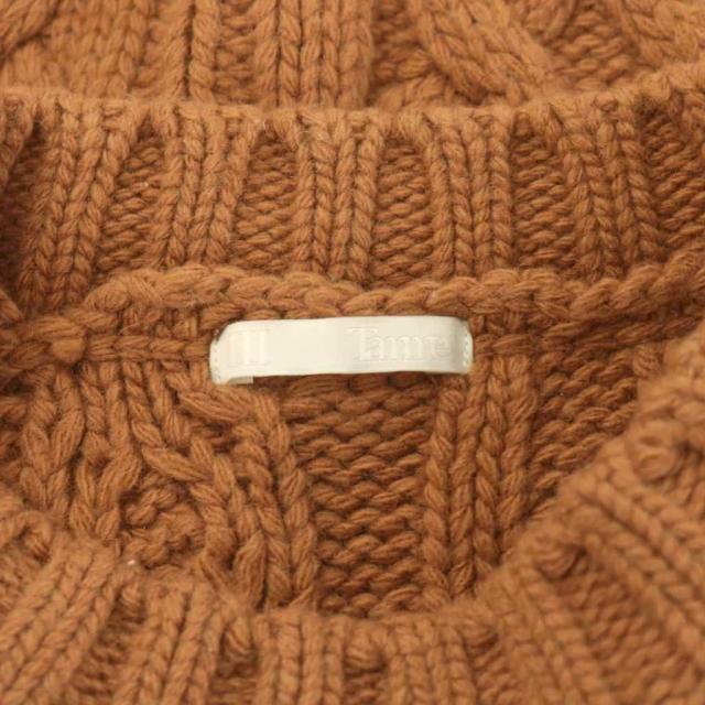 【中古】タム Tamme ケーブルニット セーター 長袖 ウール 茶 ブラウン 22A0062 /AN53 ☆AA★ メンズ 中古】タム Tamme ケーブルニット セーター 長袖 ウール 茶 ブラウン