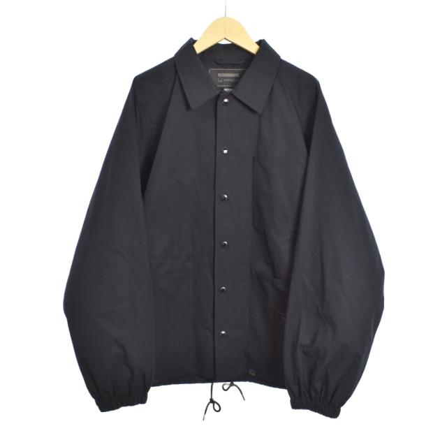 【中古】ネイバーフッド 一風堂 コーチジャケット ブルゾン バックプリント M 黒 ブラック 181TSNH-JKM01S ☆AA★