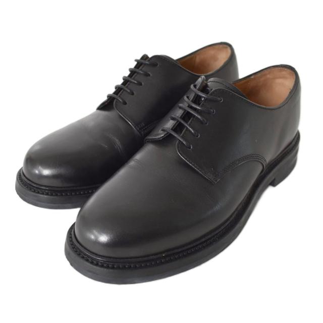 【中古】HARROGATE ハロゲイト EUSTON フレンチカーフプレーントゥシューズ 7 黒 ブラック EUSTON BB03  メンズ