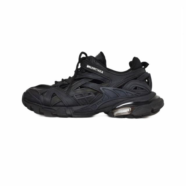 【中古】バレンシアガ BALENCIAGA Track2 トラック2 スニーカー ダッドシューズ 26.5cm 黒 ブラック 568614