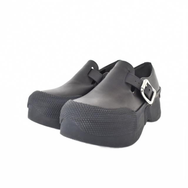 【中古】未使用品 NKNIT PARABOLOIDE 限定100足 Platform Shoes プラットフォーム シューズ スニーカー 43 黒