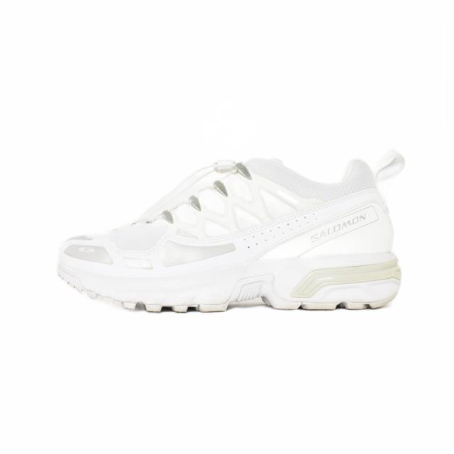 【中古】サロモン Salomon ACS PRO スニーカー ローカット シューズ 27.5cm 白 ホワイト 472367 メンズ