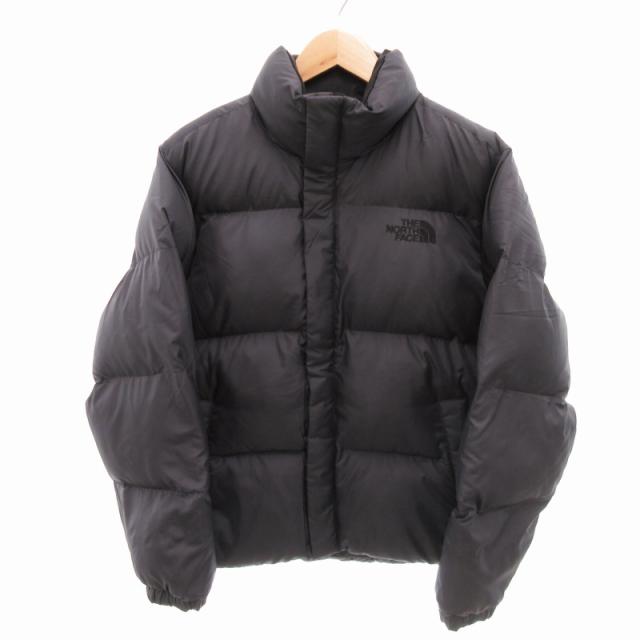 【中古】ザノースフェイス THE NORTH FACE ホワイトレーベル TON ON BALL JACKET 中綿ジャケット ロゴ S 黒