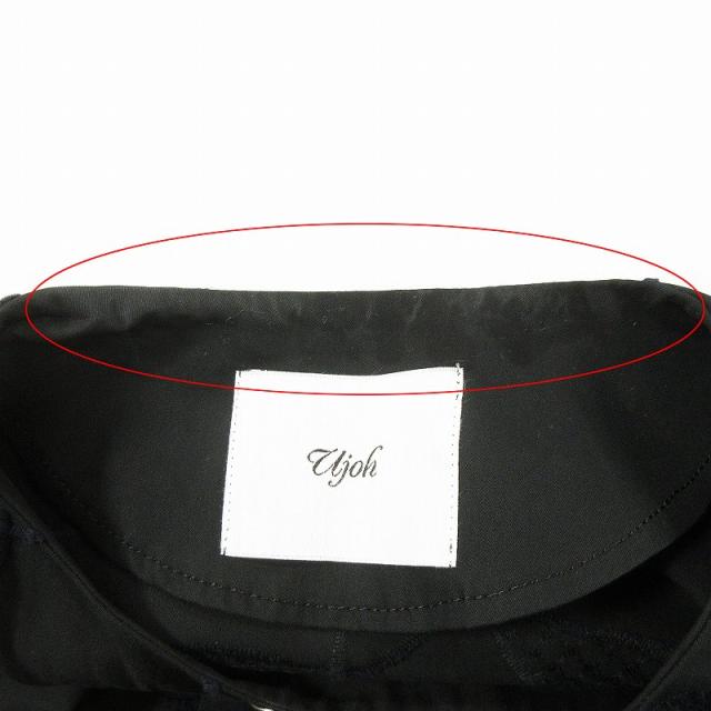 中古】ウジョー Ujoh エンブロイダリーコート 刺繍 花柄 半袖 UN-V01