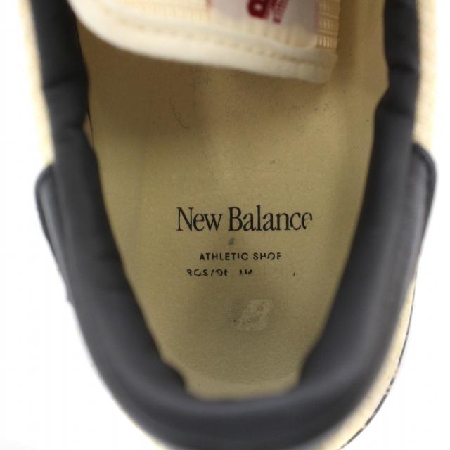 【中古】ニューバランス NEW BALANCE M990AD1 スニーカー シューズ スエード レザー US10 28.0cm アイボリー 黒 /NW17
