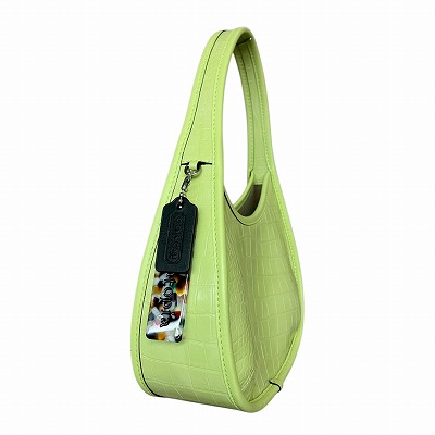 【中古】コーチ COACH coachtopia コーチトピア エルゴ バッグ クロコ型押し 緑 黄緑 グリーン C-2344-CO713 ☆AA★ 中古】コーチ COACH coachtopia コーチトピア エルゴ バッグ クロコ型