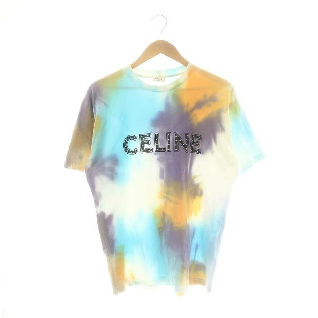 【中古】セリーヌ CELINE 2X687957MダイタイTシャツ カットソー 総柄 S マルチカラー /MI ■OS メンズ