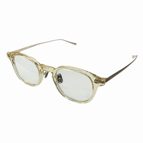 【中古】未使用品 NOCHINO OPTICAL ノチノ オプティカル #9 JIFUSAN サングラス クリア系 CITRON ＆ GOLD  (調光)
