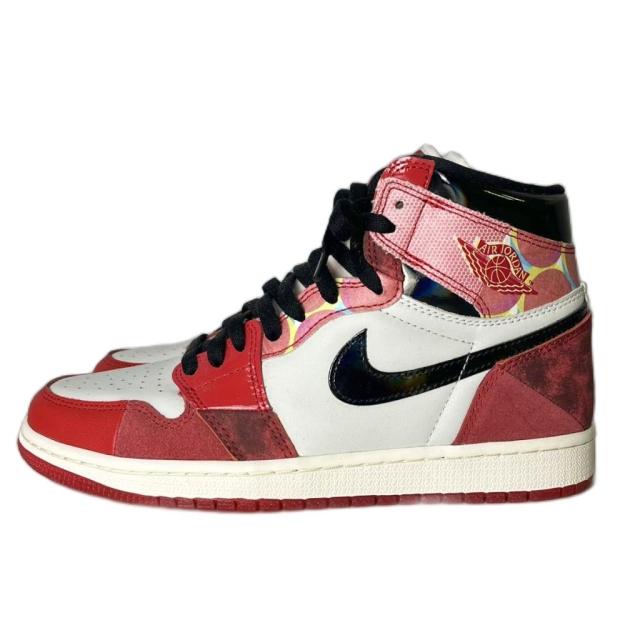 【中古】ナイキ NIKE × スパイダーマン Spider-Man Air Jordan 1 High OG SP ハイカット スニーカー 26.0cm DV1748-6